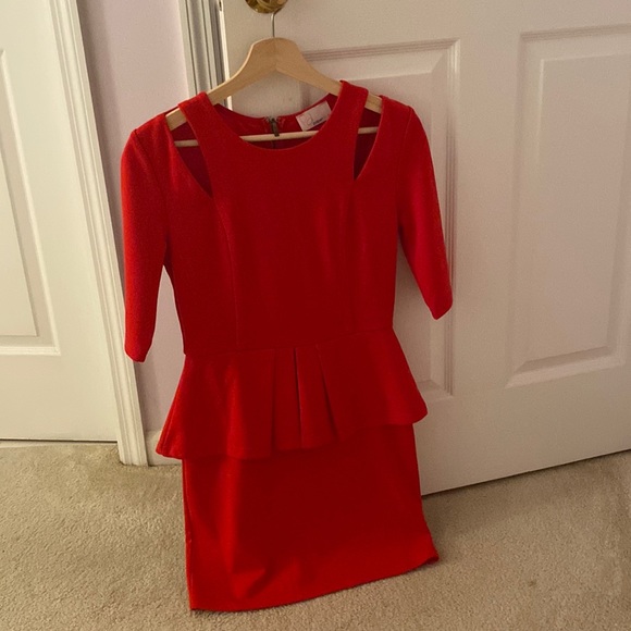 paperdolls | Dresses | Red Mini Pablum Dress Worn Once | Poshmark
